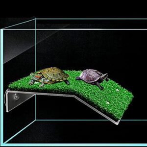 hieryan turtle basking platform, tortoise ramp reptile tank ladder resting terrace, tortoise ramp reptile ladder resting terrace fish tank aquarium turtle dock floating décor