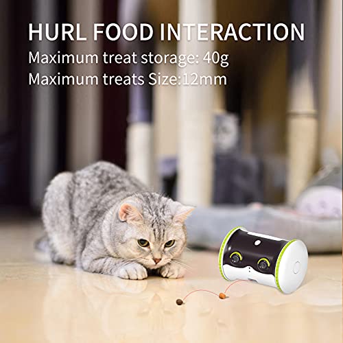 LINKSUS Smart Pet Camera,1080P HD Pet Camera with 2-Way Audio and Night Vision,Home Security APP Remote Control with Treat Tossing,Automatic & Interactive Toys for Dogs and Cats(2,4G WiFi)