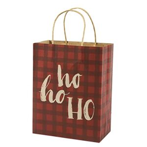 Sattiyrch Christmas Gift Bags 28 Count,Medium Size Kraft Paper Gift Bags with Handles,Brown Shopping Bags, Party Bags