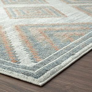 LUXE WEAVERS Patricia Collection 100 Multi 8x10 Modern Geometric Area Rug