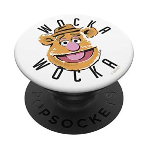 disney the muppets fozzie bear wokka wokka big face popsockets swappable popgrip