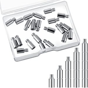 40 pieces album-scrapbook extension posts 12 x 5 mm extension screws album extension post replacements compatible with pioneer photo albums, post-bound refillable photo album