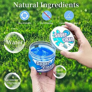 NLWELOA Car Cleaning Gel, Car Detail Tool Cleaning Gel, Car Interior Putty Cleaner, Universal Keyboard Notebook Cleaning Gel Magic Cleaning Mud 200g