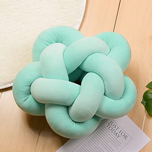 ZANYB Star Shaped Knotted Pillow Soft Plush Throw Pillow Nordic Style Knot Room Decor Home Office Sofa Couch Bed Pillow (White 12.59 in)