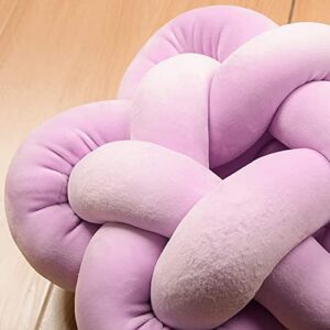 ZANYB Star Shaped Knotted Pillow Soft Plush Throw Pillow Nordic Style Knot Room Decor Home Office Sofa Couch Bed Pillow (White 12.59 in)