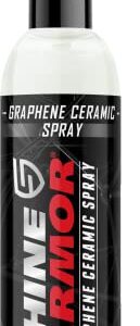 SHINE ARMOR Graphene Ceramic Coating for Cars | Highly Concentrated for Vehicle Paint Protection and Shine with Hydrophobic Top Coat SiO2 Technology Premium Gloss 8 Fl Oz