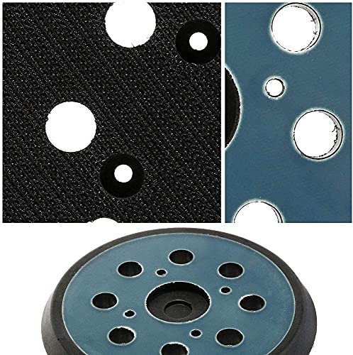 N/E. 5 Inch 8 Hole Round Hook and Loop Backing Pad Sander Pad Replacement Pad,125mm Sanding Pads for High Speed Polishing, Buffing Random Orbital Sander