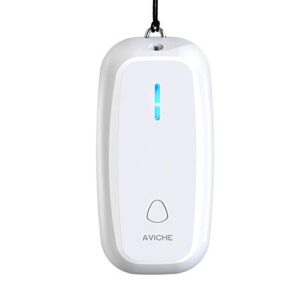 aviche new version m5 necklace wearable mini personal with usb | white