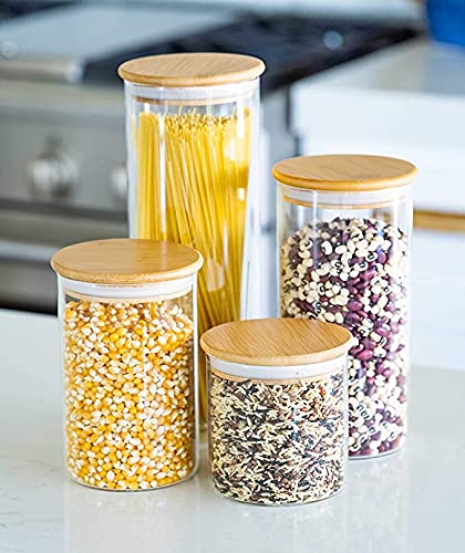 Simpli-Magic Kitchen Canisters, Various Sized, Clear