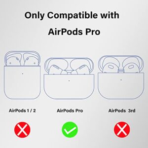 Wonhibo Cute Bear Airpod Pro Case for Women, Kawaii Silicone Animal Cover for Apple Airpod Pro 2019 with Keychain