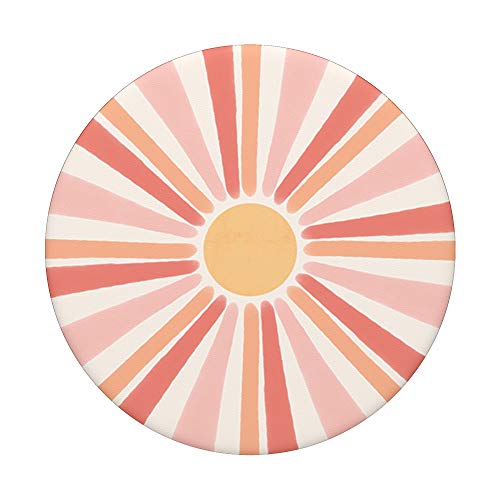 Boho Sun Bohemian Nature watercolor warm colors PopSockets PopGrip: Swappable Grip for Phones & Tablets