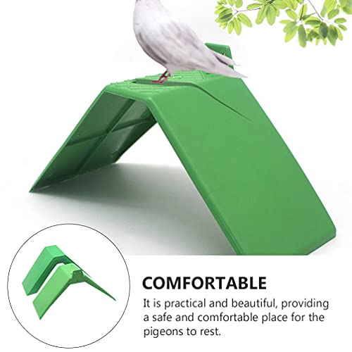 POPETPOP 2pcs Dove Rest Stand Frame Grill Dwelling Pigeon Perches Roost Bird Supplies