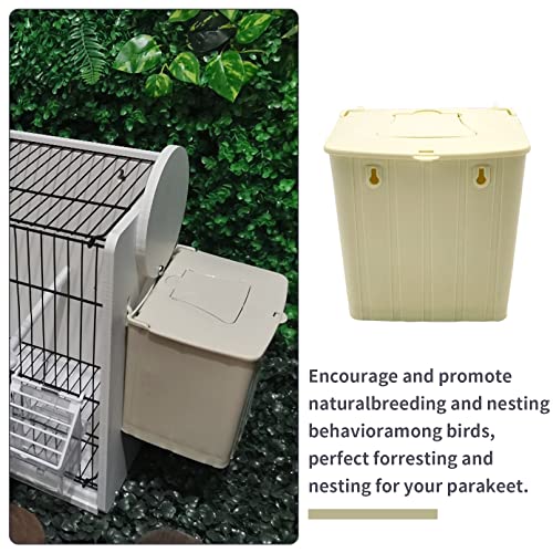 Parrot Breeding Box Hanging Bird Nest Bird Cage Plastic House Mating Box Lovebird Parakeet Cockatiel Budgie Conure