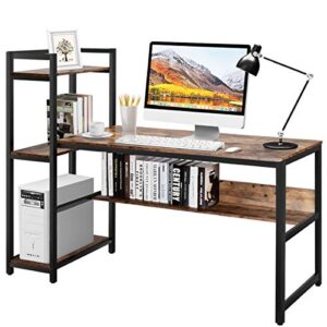 ERGOMASTER Computer Desk, 47“ x 24", Rustic