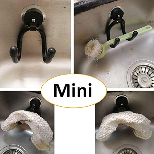 Pmsanzay Magnetic Sponge Holder, Adjustable Kitchen Sink Caddy Organizer Dish Cloth Storage Hook for Kitchen Accessories - No Drilling