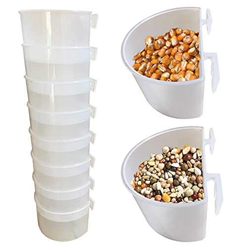 Pigeon Feeder Bird Feed Cup Cage Food Dish Cup for Bird Pigeon Parrot Rabbit Chicken Duck Poultry Water Feeder