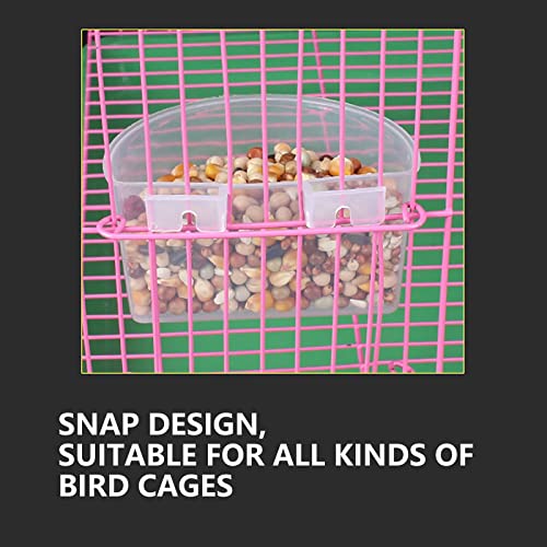 Pigeon Feeder Bird Feed Cup Cage Food Dish Cup for Bird Pigeon Parrot Rabbit Chicken Duck Poultry Water Feeder