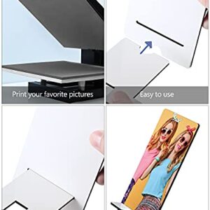 Frienda 4 Pieces Sublimation Blank Cell Phone Stand Holder Sublimation Phone Holders Sublimation Desktop Phone Holder for Home Office