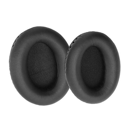 Goshyda Headphone Pad Ear Pad,for Edifier H840 H850,for Denon D1100,Headset Pad Cover,bass Performance,Leather Replacement Headphone Pad(Black)