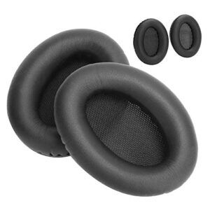 Goshyda Headphone Pad Ear Pad,for Edifier H840 H850,for Denon D1100,Headset Pad Cover,bass Performance,Leather Replacement Headphone Pad(Black)