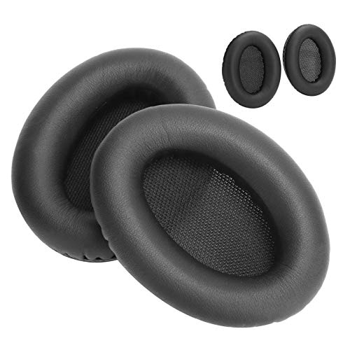 Goshyda Headphone Pad Ear Pad,for Edifier H840 H850,for Denon D1100,Headset Pad Cover,bass Performance,Leather Replacement Headphone Pad(Black)