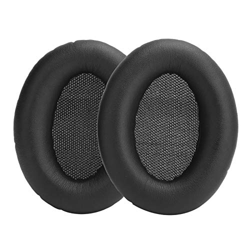 Goshyda Headphone Pad Ear Pad,for Edifier H840 H850,for Denon D1100,Headset Pad Cover,bass Performance,Leather Replacement Headphone Pad(Black)