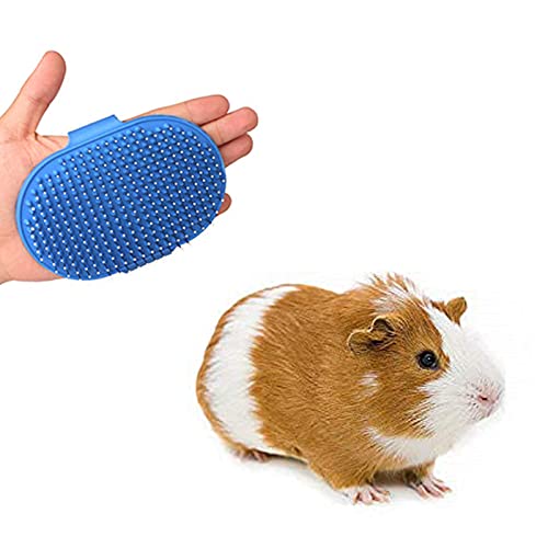 NA 3Pcs Rabbit Brush, Guinea Pig Grooming Kit, Rabbit Grooming Kit, Adjustable Ring Handle and Double-Sided Pet Comb, Guinea Pig Shampoo for Rabbit, Hamster, Bunny and Guinea Pig