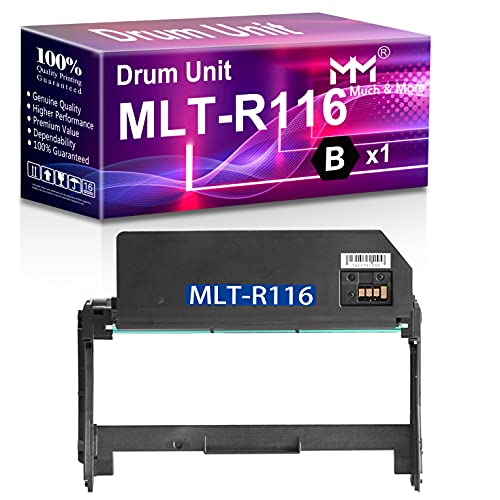 MM MUCH & MORE Compatible Drum Unit Replacement for Samsung MLT-R116 R116 to use with Xpress M2625 M2875FW M2625D M2825DW M2835DW M2875FD M2885FW Printer (1-Pack)