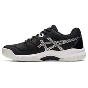 asics women's gel-renma pickleball shoes, 8, black/white