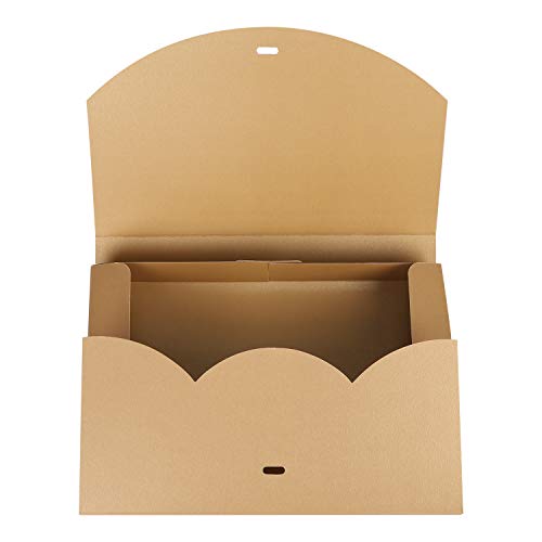 PENINSULA LOVE 10Pack Present Box with Ribbon Bowknot Kraft Paper Gift Bag Underwear Necklace Box Scarf Bag for Wedding Party Valentines Day