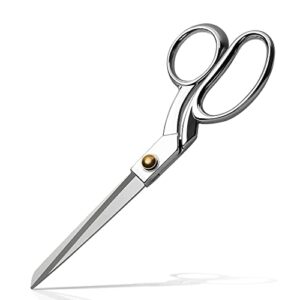 8.5 inch sharp fabric scissors sewing scissors professional metal scissors for leather cloth cutting lightweight tailoring shears crafting scissors for home office