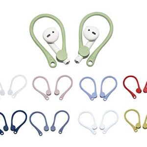 Zotech 9 Pair Anti Slip Ear Hooks Compatible with AirPods 1, 2 and Pro (Color Pack)