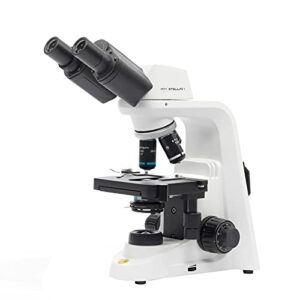 swift stellar 1 pro-b research-grade infinity corrected lab compound microscope, 40x-2500x, siedentopf binocular head, mechanical stage, abbe, ultra-precise focusing, user and eco-friendly