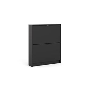 Tvilum, Black Matte Bright 2 Drawer Shoe Cabinet