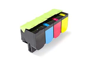 green2print high yield tonerset, 4 cartridges 1x 8500, 3x 5000 pages replaces lexmark 78c1xc0, 78c1xk0, 78c1xm0, 78c1xy0 high yield toner cartridge for lexmark cx421adn, cx421, cx522ade, cx522