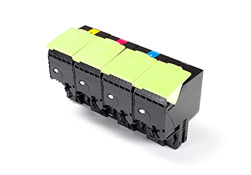 Green2Print High Yield Tonerset, 4 cartridges 1x 8500, 3X 5000 Pages Replaces Lexmark 78C1XC0, 78C1XK0, 78C1XM0, 78C1XY0 High Yield Toner Cartridge for Lexmark CX421adn, CX421, CX522ade, CX522