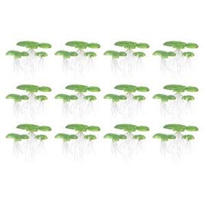 balacoo 36pcs fish tank plant with root aquarium floating plants artificial aquarium plants fish tank plant decorations water plants ornament for fish tank landscape decor