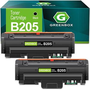 greenbox remanufactured b205 high-yield toner cartridge replacement for xerox b205 b210 b215 106r04347 black toner cartridge for mfp b205ni b210dni mfp b215dni printer (3,000 pages, black, 2-pack )