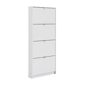 Tvilum, White Bright 4 Drawer Shoe Cabinet