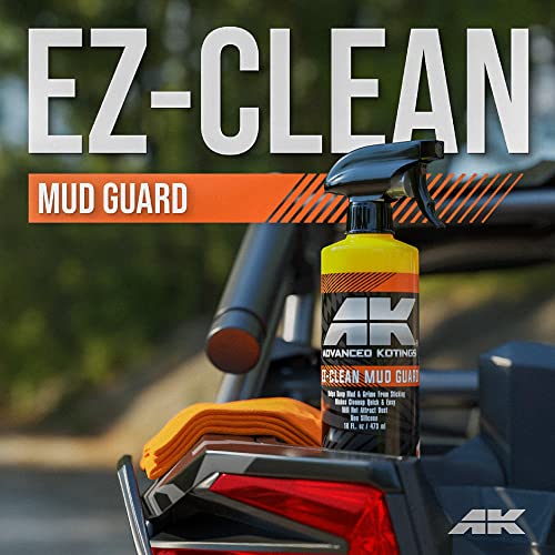 Advanced Kotings EZ-Clean Mud Guard | Ceramic Coating Mud Defender and Repellent | Makes Cleanup Easy for ATVs, UTVs, Dirt Bikes, Vehicles and More | 16 fl oz Spray - 2 Pack