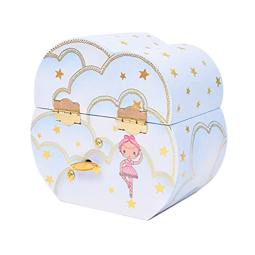 DJECO 36975 Tinyly Melodía Elfe caja de música Music Boxes, Multicoloured