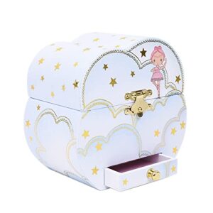 DJECO 36975 Tinyly Melodía Elfe caja de música Music Boxes, Multicoloured