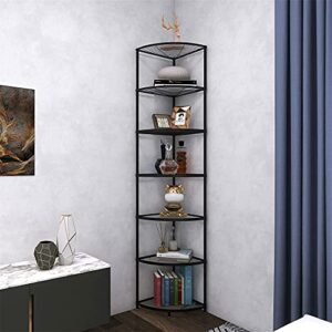 7-Tier Kitchen Corner Shelf Rack, Multi-Layer Pot Rack for Organizer Cookware Stand Stainless Steel Shelves Holder