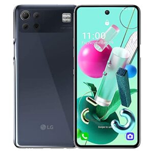 lg k92 5g (128gb, 6gb) 6.7" fhd+, snapdragon 690, 64mp quad camera, us 5g / global 4g lte at&t unlocked (cricket, global/not for t-mobile) lm-k920am (64gb sd bundle, titan gray) (renewed)