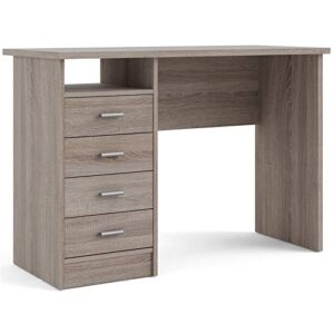 tvilum, truffle warner desk with 4 drawers