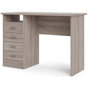 Tvilum, Truffle Warner Desk with 4 Drawers