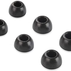 ALXCD Foam Ear Tips Compatible with Echo Buds 2 2nd Gen Earbuds, S/M/L 3 Sizes 3 Pairs Soft Memory Foam Earbud Tips, Replacement for Echo Buds 2, Black S M L