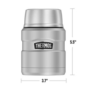 THERMOS Rick and Morty Portal Mayhem STAINLESS KING Stainless Steel Food Jar with Folding Spoon, Vacuum insulated & Double Wall, 16oz