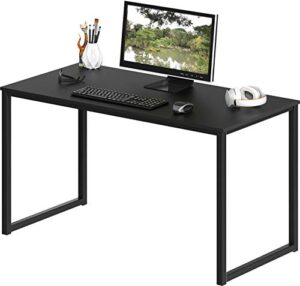 shw home office 40-inch computer desk, black