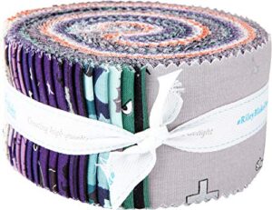 melissa mortenson spooky hollow rolie polie 40 2.5-inch strips jelly roll riley blake rp-10570-40